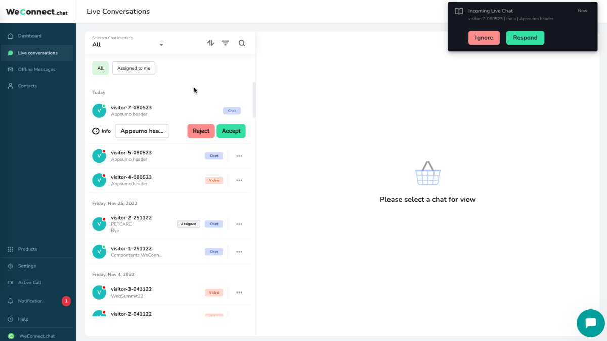 WeConnect.chat: The Key Features